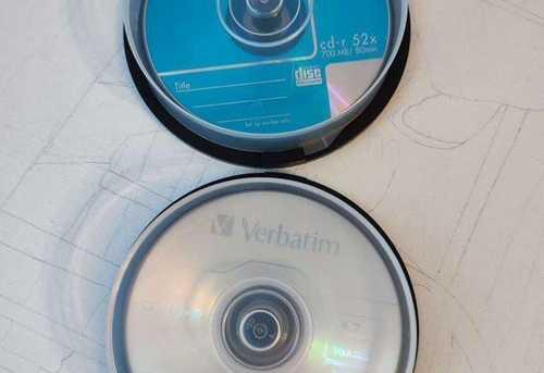 Cd диски HP и Verbatium
