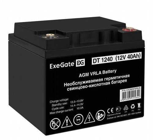 Аккумуляторная батарея ExeGate DT 1240 (12V 40Ah