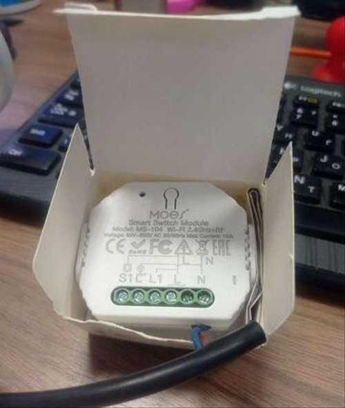 Wifi реле выключател moes ms-104