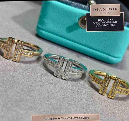 Кольцо Tiffany Wire с бриллиантами