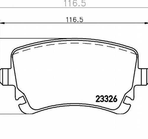 Колодки тормозные дисковые задние brembo P 85 143