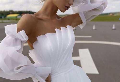 Стильное свадебное платье, коллекция 2022 года
