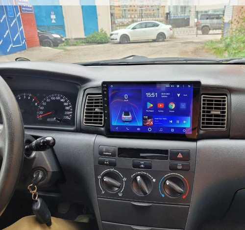 Android магнитола Toyota Corolla 120, есть Teyes