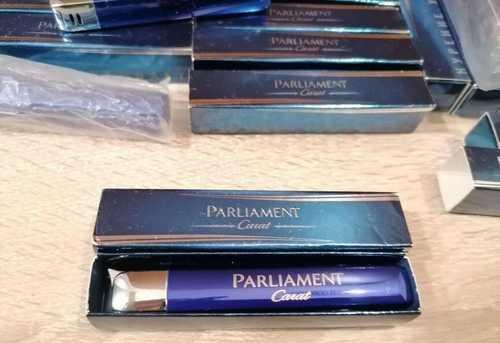 Зажигалка Parliament Carat новая синяя