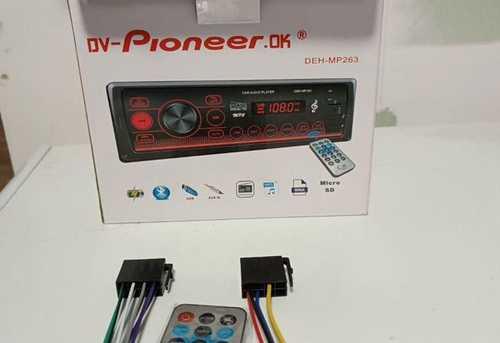 Автомагнитола pioneer c пультом,USB,Bluetooth