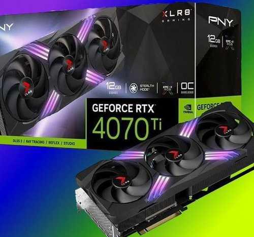 Видеокарта PNY GeForce RTX 4070 Ti XLR8 Gaming Ver