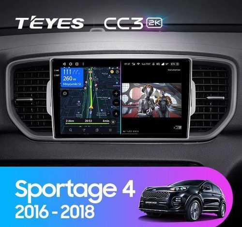 Магнитола для Sportage4 2016-18 Teyes CC3 2k 4/32