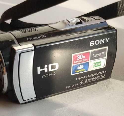 Видеокамера sony hdr cx190