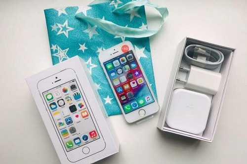 iPhone 5s 16Gb Silver белое серебро