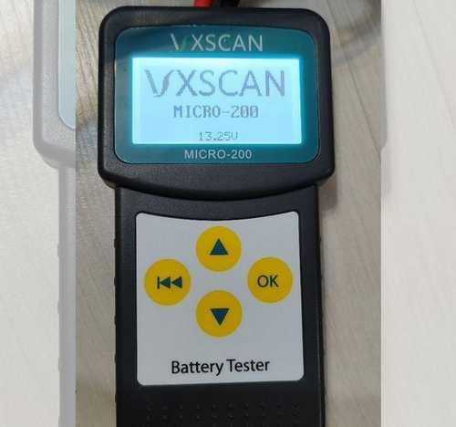 Тестер для аккумуляторов vxscan Micro-200