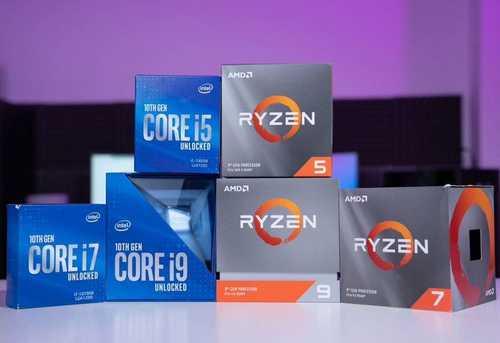 Процессоры Intel core i3 i5 i7 и AMD Ryzen 5