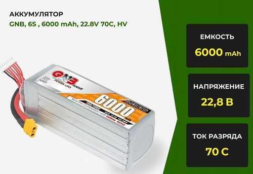 Аккумулятор GNB 6S 6000 mAh 70C