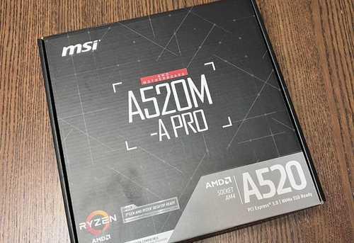 Материнская плата MSI A520M-A PRO