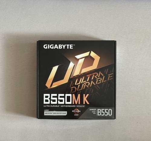 Материнская плата AM4 gigabyte B550M K Новые