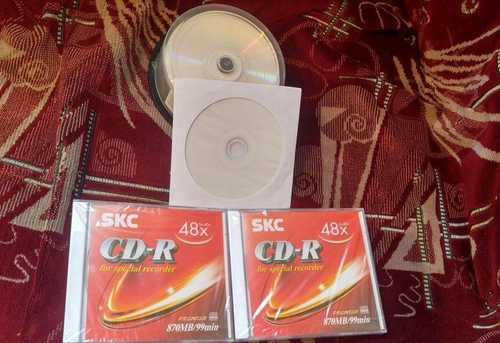 Диски CD-R - 870 и 900 Mb; 99, 100 минут