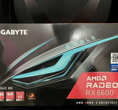 Видеокарта AMD RX 6600 Eagle 8gb