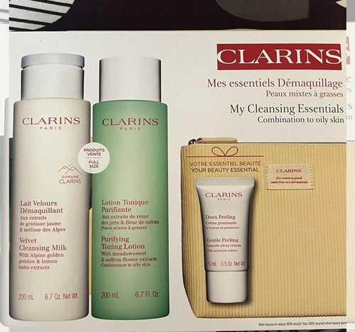 Набор для очищения лица Clarins Perfect Cleansing