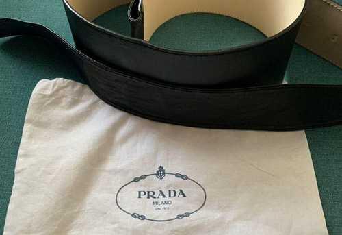 Ремень пояс женский натуральная кожа Prada