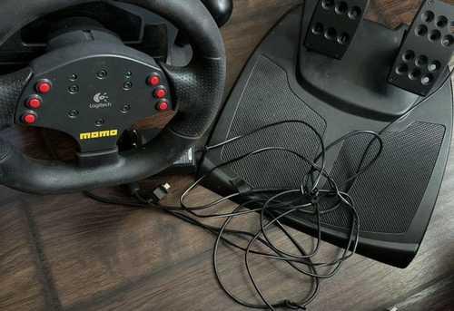 Руль logitech momo racing