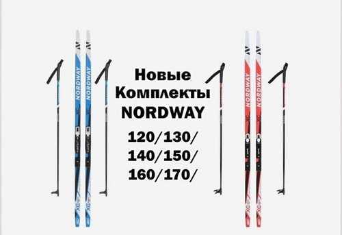 Новые детские комплекты Беговых лыж Nordway