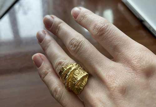 Кольцо массивное в золоте