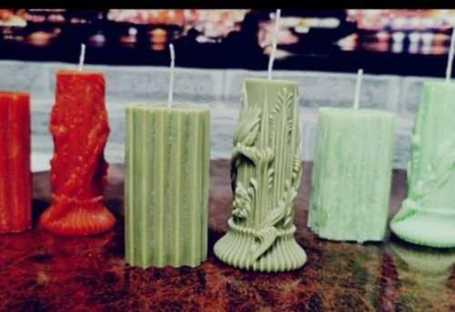 Свечи из пальмового и пчелиного воска