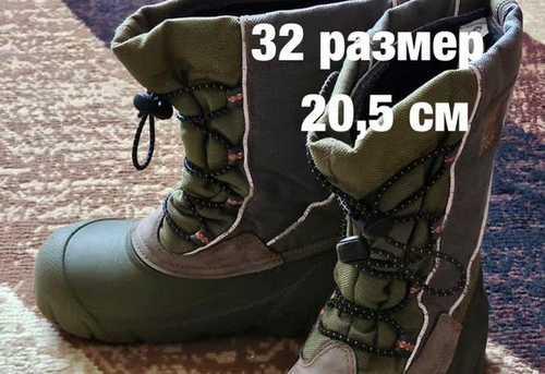 Сапоги зимние Crocs, Kamik, North Face 32 размер