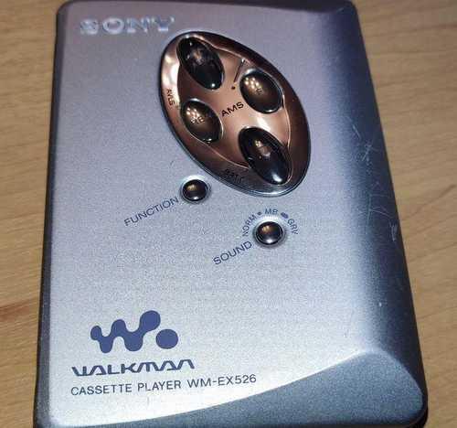 Кассетный плеер sony walkman wm-ex526