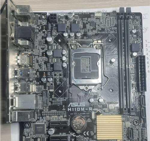 Материнская плата asus h110m-r