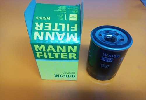 W610/6 mann фильтр масляный (15400PLC003)