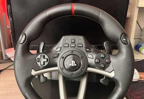 Игровой руль Hori Racing Wheel для PS4 и пк
