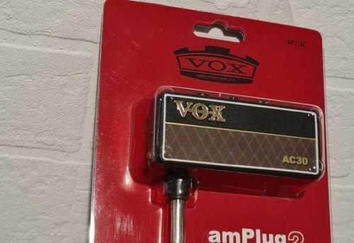VOX amplug 2 AC30 гитарный усилитель для наушников