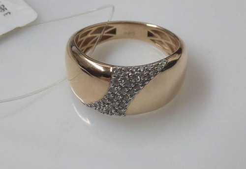 Золотое кольцо 19.5 размер