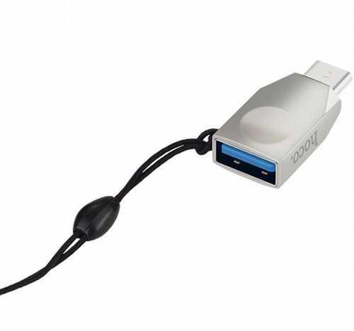 Переходник hoco UA9 Type-C to USB, USB3.0