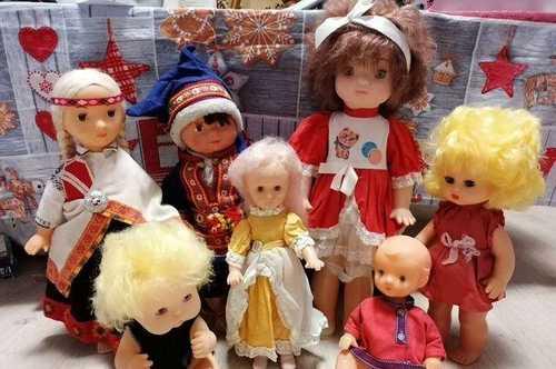 Лот кукол советского периода