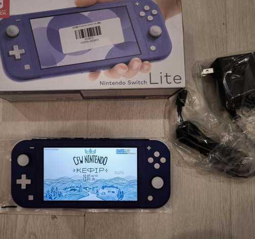 Новая Nintendo Switch lite прошитая   sd 128gb