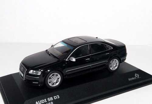 1/43 Audi S8 D3 2007 Solido Ауди эС-8 Mk2 +вар.цв