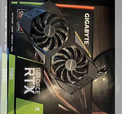 Видеокарта gigabyte GeForce RTX 2060 6GB