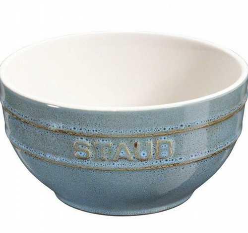 Миска Staub Ceramics античный бирюзовый, 14 см