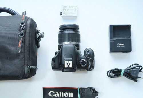 Фотоаппарат Canon 550d(пробег 9k) +18-55(стаб) +су