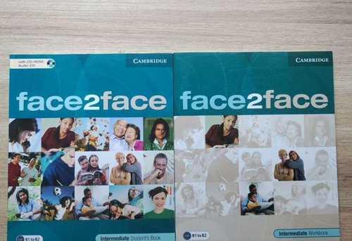 Face2face intermediate+CD учебник и тетрадь