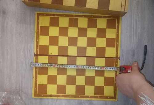 Шахматы СССР картонное поле