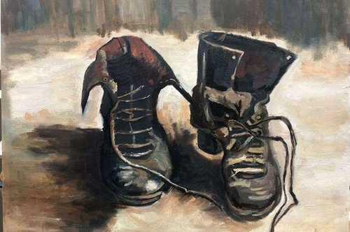 Картина "Старые ботинки"
