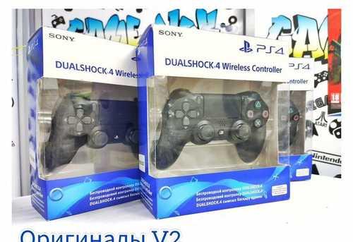 Геймпад Dualshock 4 V2 (PS4) Черный Новые