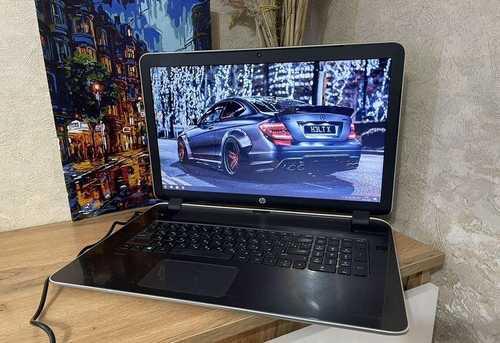 Шустрый HP 17.3" 4ядра/ssd240/r3 Full hd