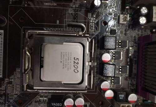 Процессор Intel Dual Core E5200 (2500MHz, LGA775)