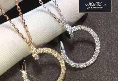 Обручальное кольцо Cartier Love, 8 бриллиантов 0,1