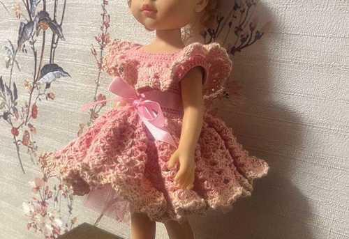 Платье для куклы Паола Рейна 32 см, ручная работа