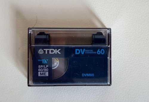 Видеокассета TDK mini DV 60