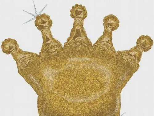 Шар (36''/91 см) Фигура, Корона, Золото, Голографи